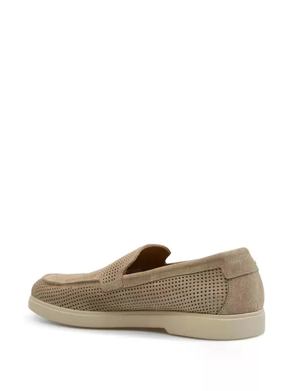 BALDININI Logo-plaque Loafers - Neutrals