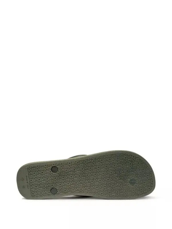BOSS Logo-print Flip Flops