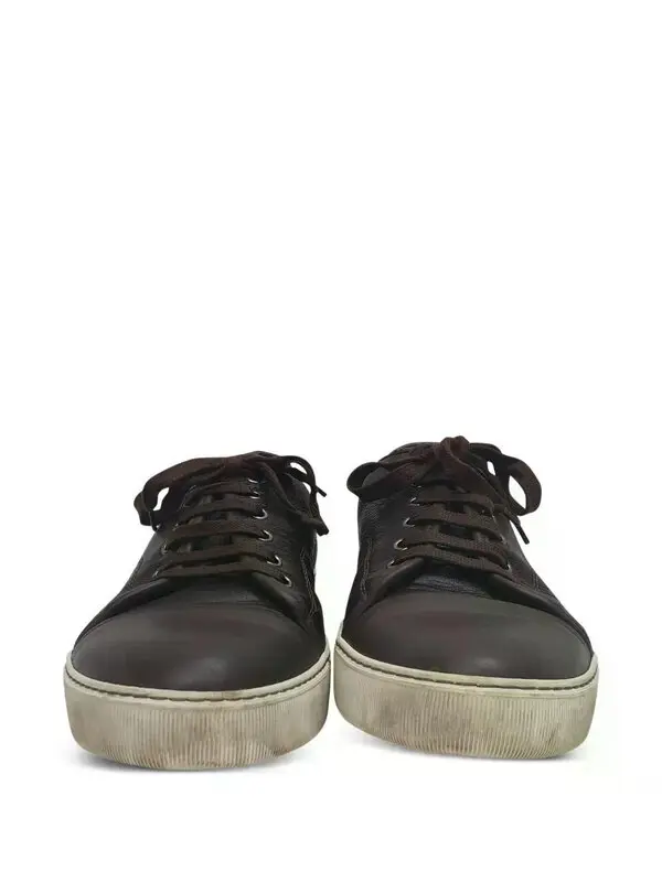 LANVIN Low-top Leather Sneakers