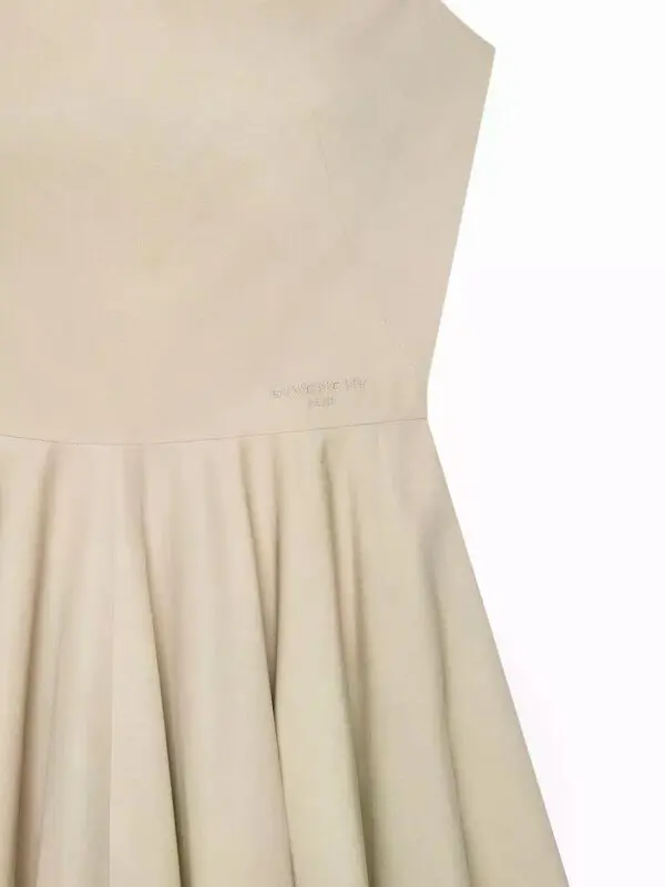 Givenchy Pleated Midi Dress - Neutrals