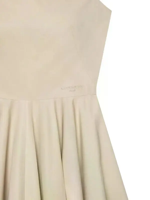 Givenchy Pleated Midi Dress - Neutrals