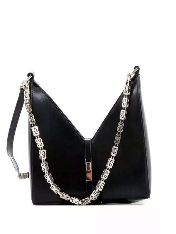 Givenchy Cut Out Leather Mini Crossbody Bag - Black