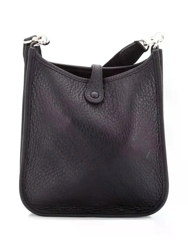 Hermès Evelyne Tpm Crossbody Bag Clemence Gen Iii - Black