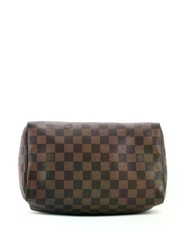 LOUIS VUITTON Speedy Handbag Damier 25 Satchel - Brown