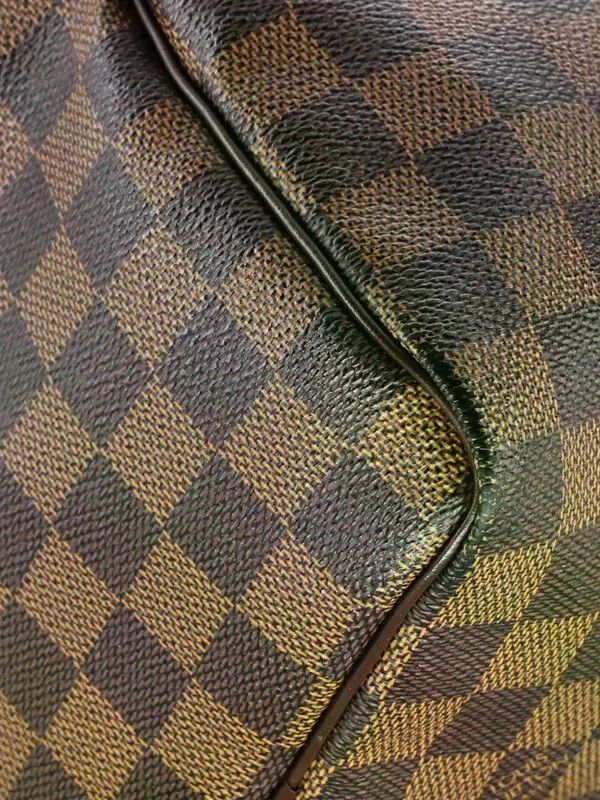 LOUIS VUITTON Speedy Handbag Damier 25 Satchel - Brown