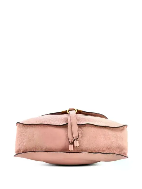 Chloé Marcie Leather Medium Satchel - Neutrals