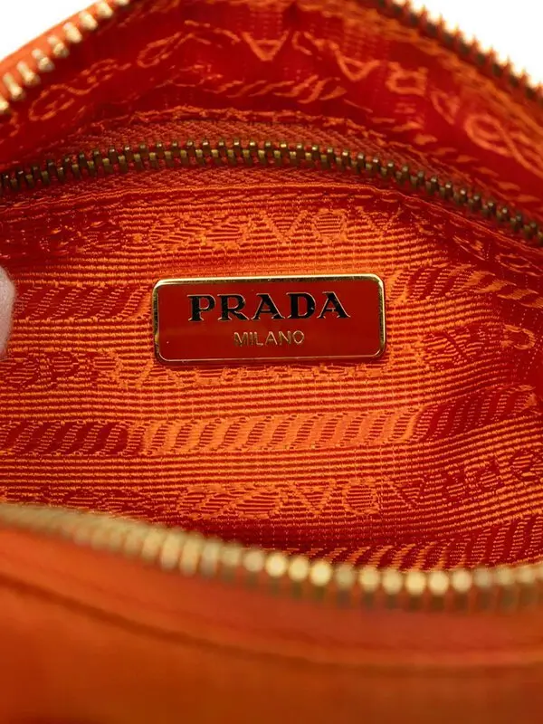 Prada 2000-2013 Tessuto Pouch - Orange