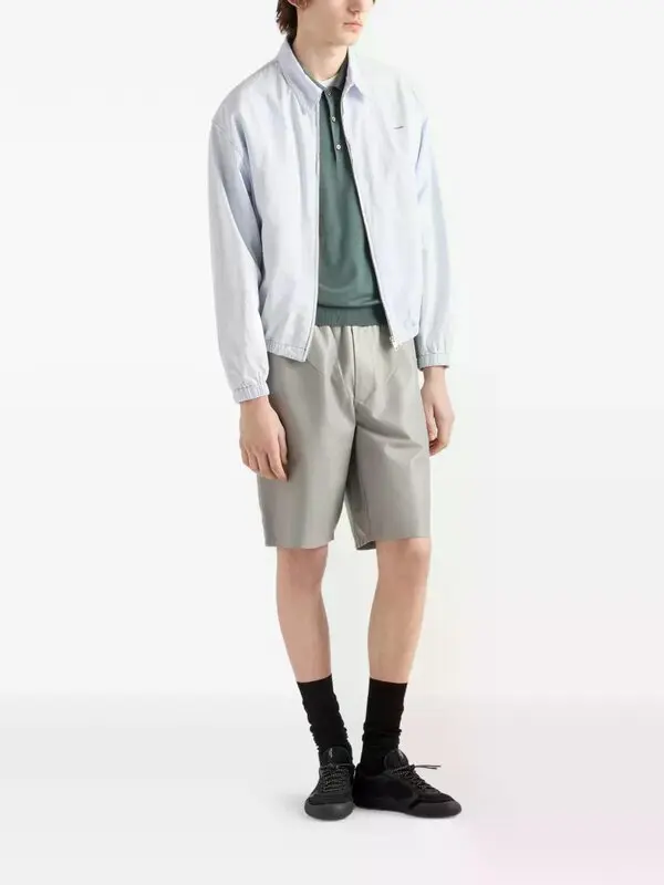 Prada Superfine Wool Polo Shirt - Green