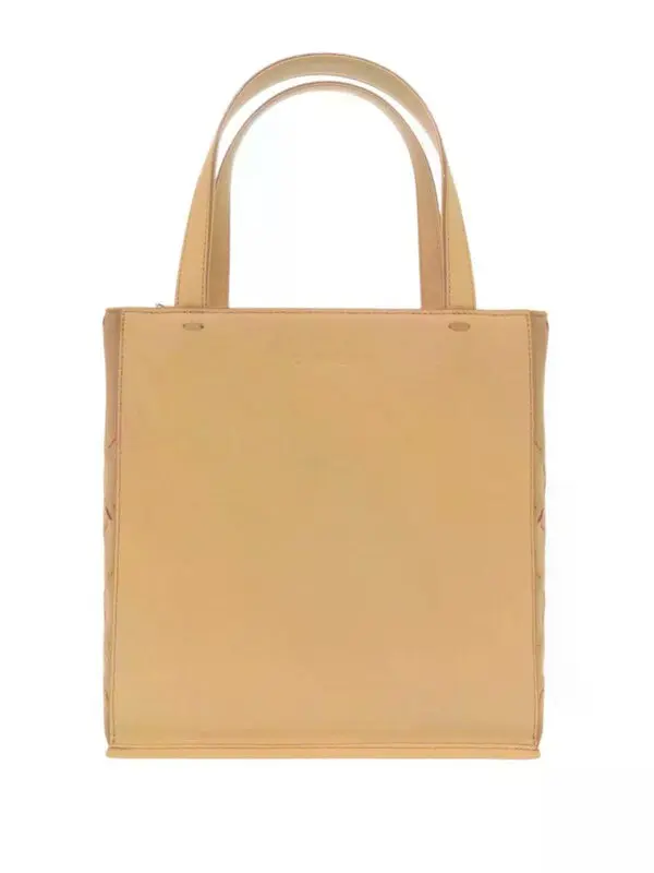 Burberry Calfskin And Suede Stitch Handbag