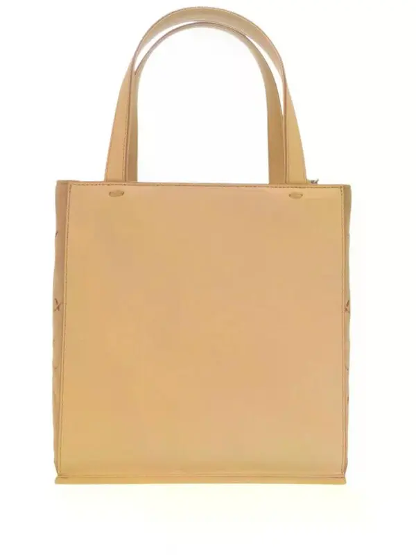 Burberry Calfskin And Suede Stitch Handbag