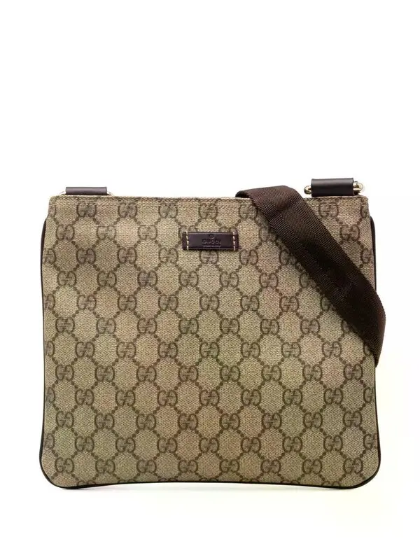 Gucci Gg Supreme Crossbody Bag - Neutrals