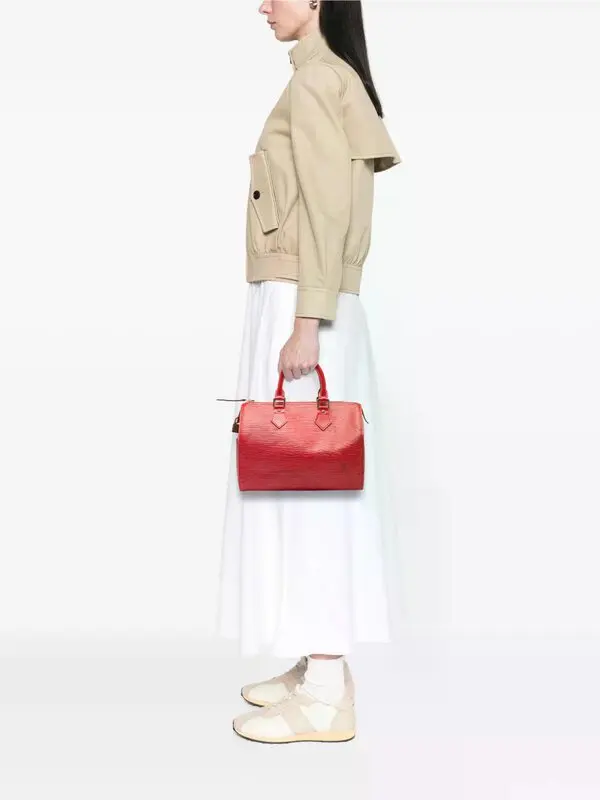 LOUIS VUITTON 1994 Epi Speedy 30 Boston Bag - Red
