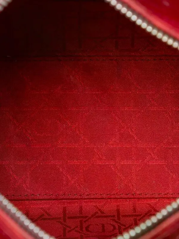 Dior 2013 Medium Cannage Lady Satchel - Red