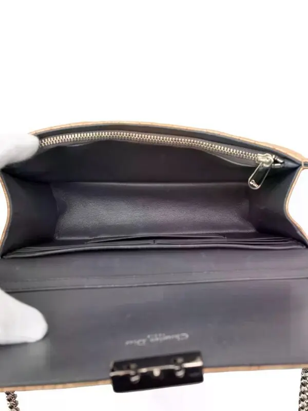 Dior 2015 Lambskin Cannage Miss Promenade Crossbody Bag - Gold