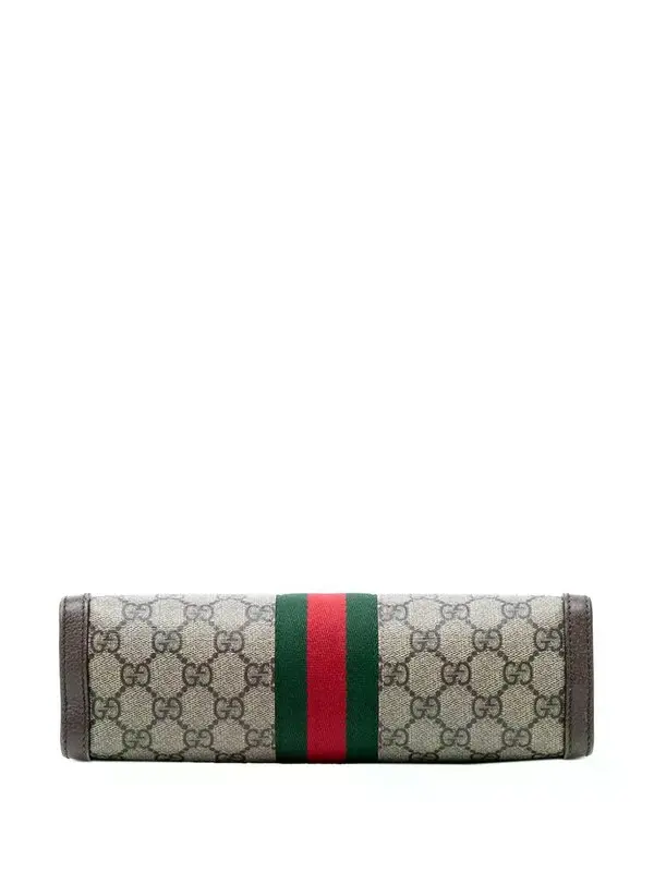 Gucci Small Gg Supreme Ophidia Chain Crossbody Bag - Neutrals