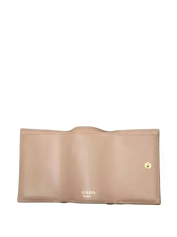 Prada 2010-2026 Vitello Move Trifold Wallet Small Wallets