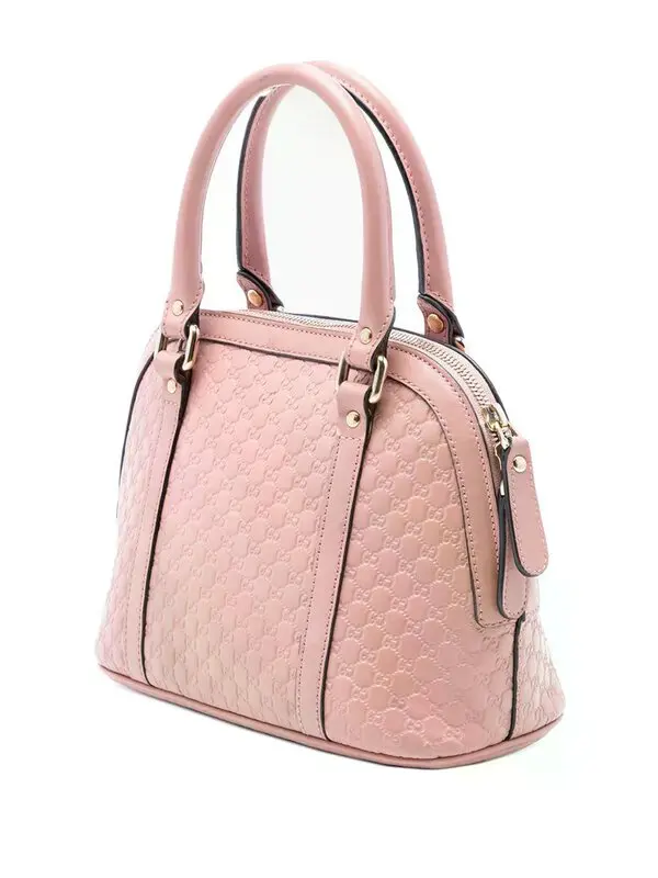 Gucci Mini Micro Guccissima Dome Satchel - Pink