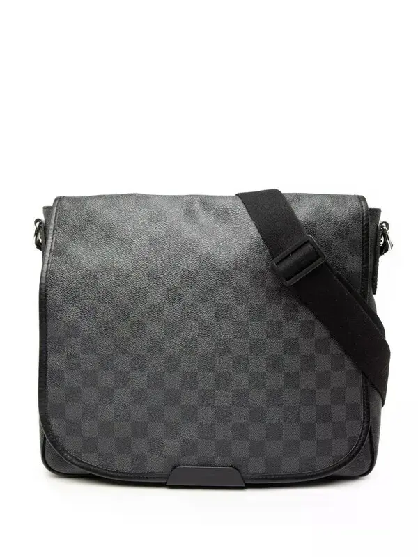 LOUIS VUITTON 2010 Damier Graphite Daniel Mm Crossbody Bag