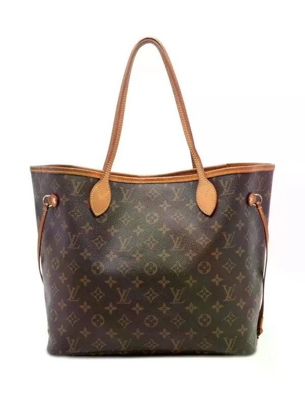 LOUIS VUITTON 2014 Monogram Neverfull Mm Tote Bag - Brown