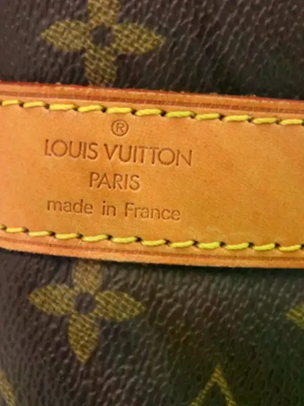LOUIS VUITTON 1999 Monogram Keepall Bandouliere 60 Travel Bag - Brown