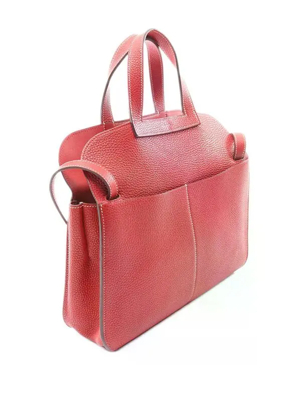 Hermès 2016 Clemence Verso Halzan 31 Satchel - Red