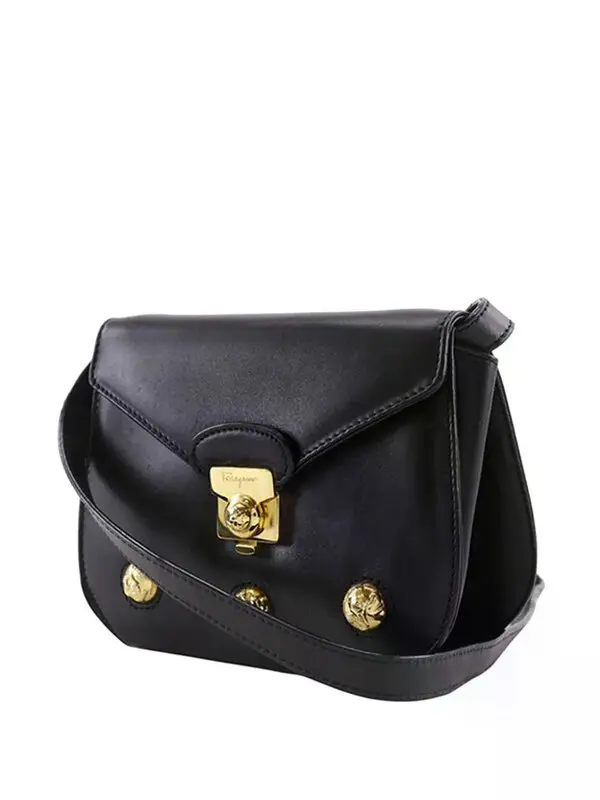 FERRAGAMO 1980-1990 Leather Crossbody Bag