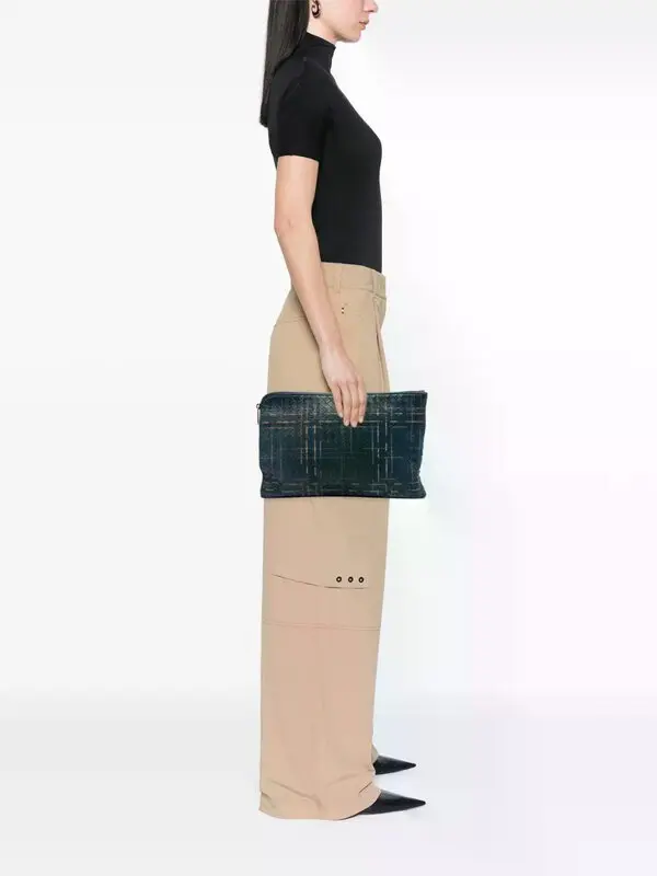Bottega Veneta Nappa Intrecciato Metropolis Document Case Clutch Bag