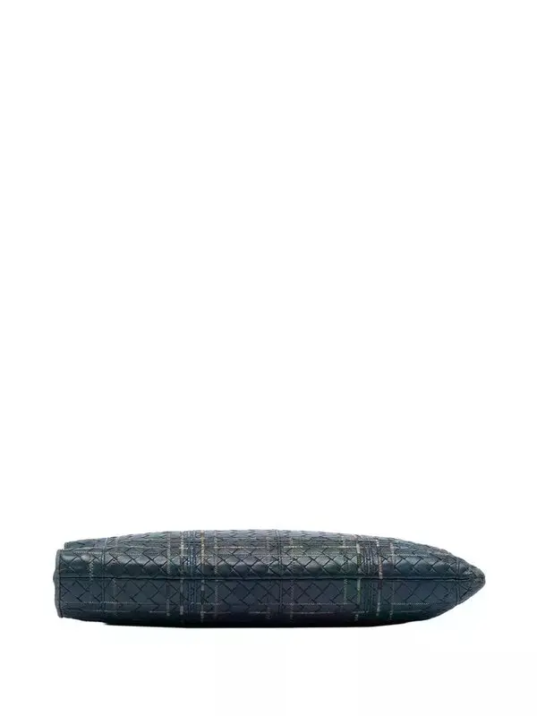 Bottega Veneta Nappa Intrecciato Metropolis Document Case Clutch Bag