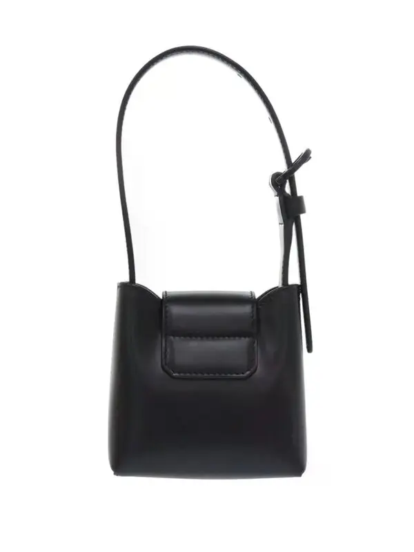 FERRAGAMO Leather Gancini Trifoglio Handbag