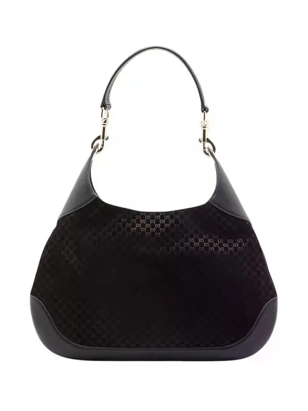 Gucci 2016-2026 Medium Micro Gg Suede Hobo Satchel
