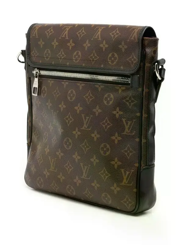 LOUIS VUITTON 2011 Monogram Macassar Bass Mm Crossbody Bag