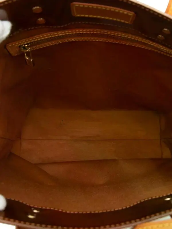 LOUIS VUITTON 2001 Monogram Vernis Reade Mm Tote Bag - Brown
