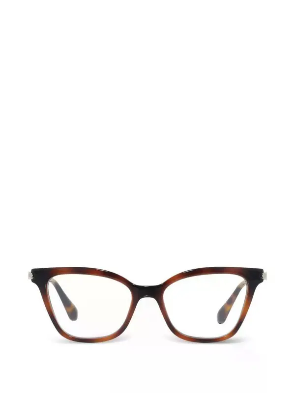FERRAGAMO Cat-eye Full-rim Eyeglasses - Brown