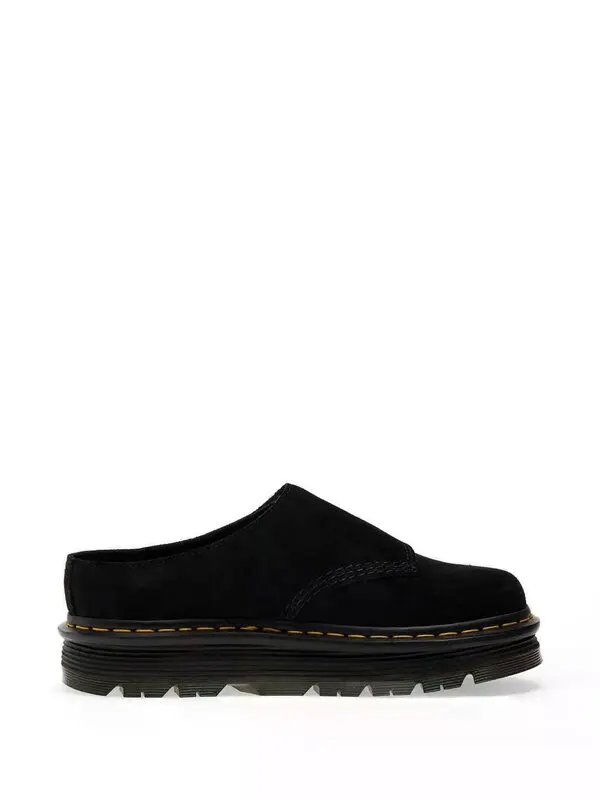 Dr. Martens Zebzag Anywair Suede Mules - Black