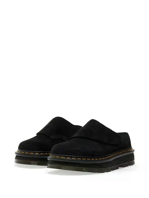 Dr. Martens Zebzag Anywair Suede Mules - Black
