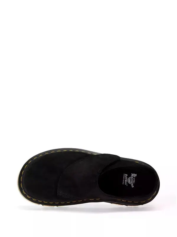 Dr. Martens Zebzag Anywair Suede Mules - Black