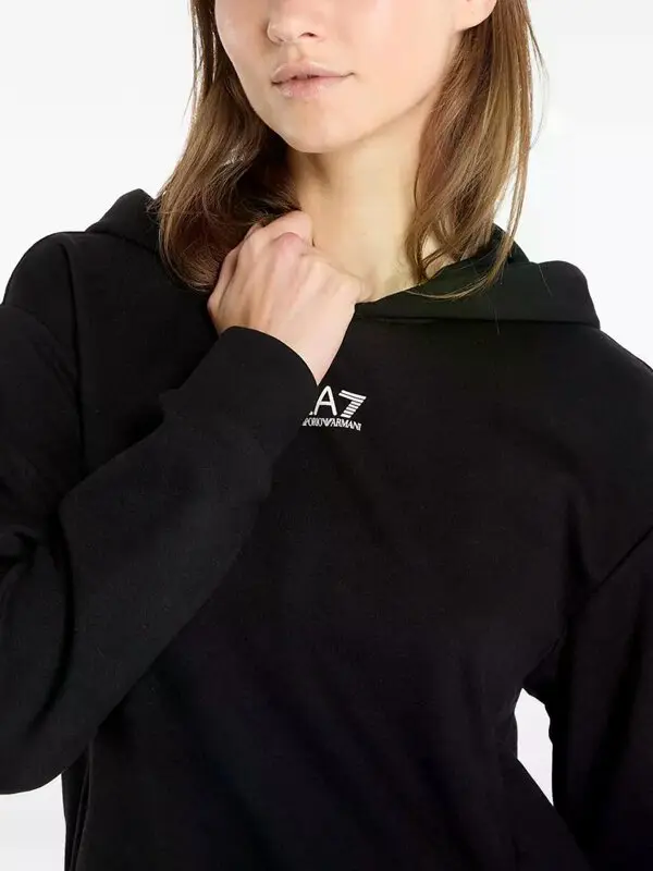 EA7 Logo-print Hoodie