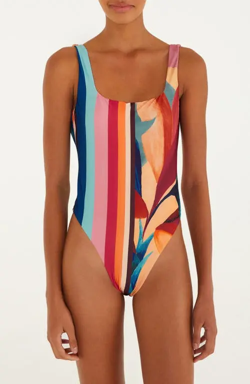 Farm Rio Atlantic Rainforest One-piece Swimsuit - Multicolored