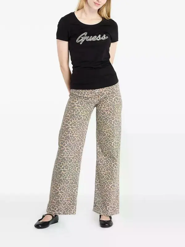 Guess Leopard Print Jeans