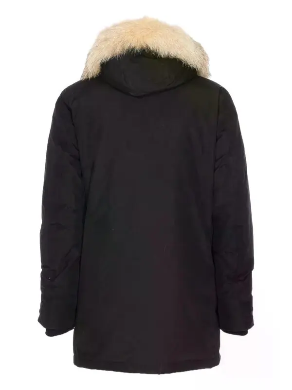 Woolrich Fur-trim Padded Coat - Black