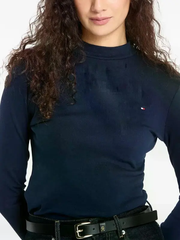 Tommy Hilfiger High-neck Long-sleeve Top