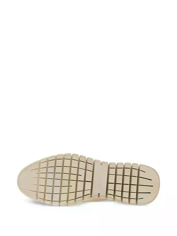Ecco Leather Gruuv Sneakers - Neutrals