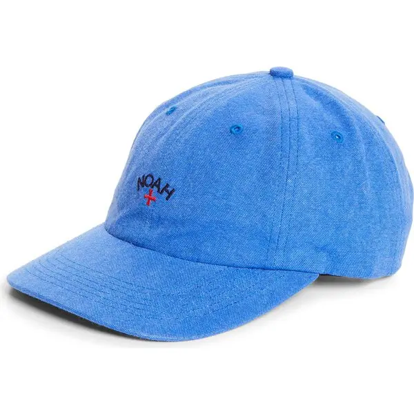 NOAH Cotton Canvas Baseball Cap - Royal