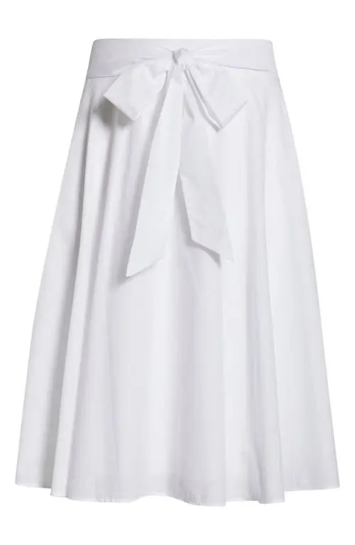 TAHARI ASL Tie-waist Flared Midi Skirt