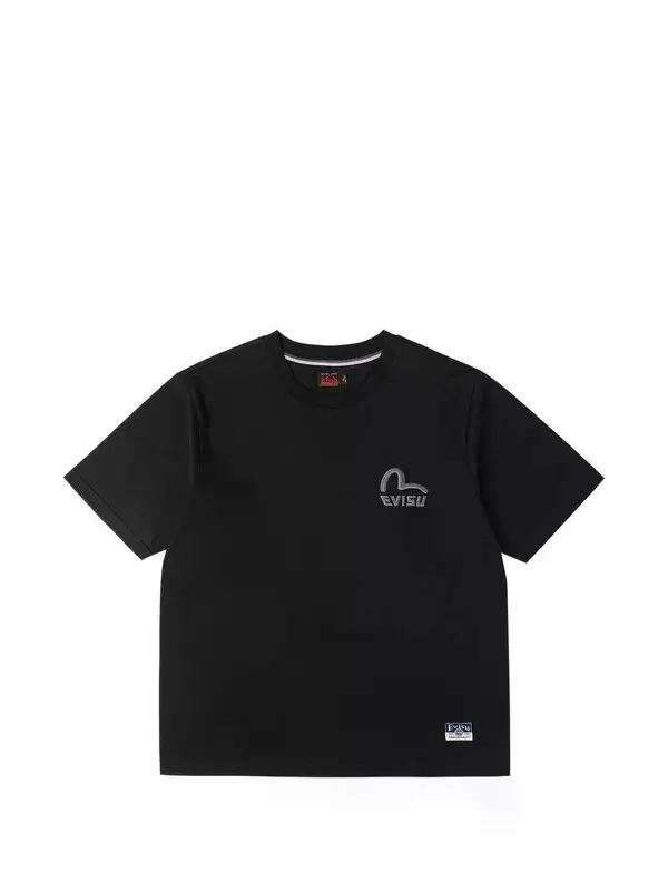 EVISU Logo-embroidered T-shirt