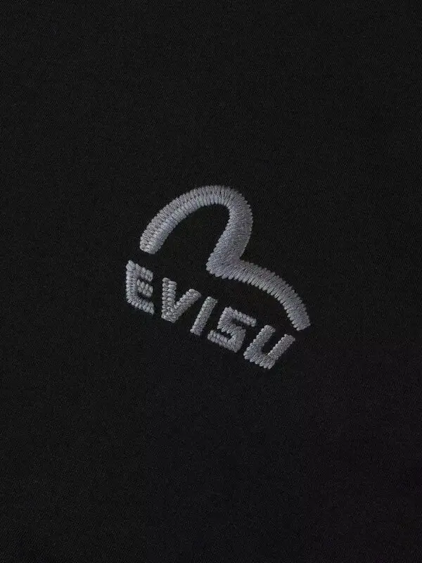 EVISU Logo-embroidered T-shirt