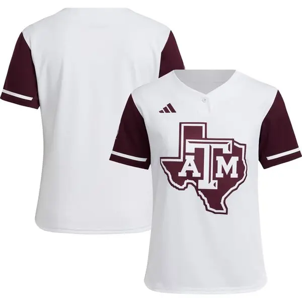 Adidas Maroon Texas A&m Aggies Replica Softball Jersey
