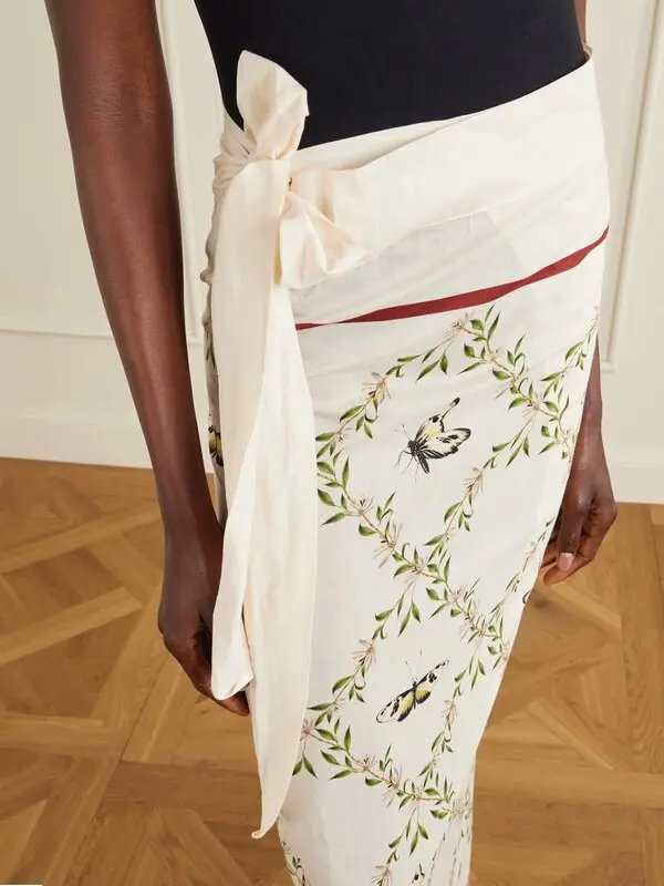 Agua Bendita Limon Azucar' Printed Wrap Pareo