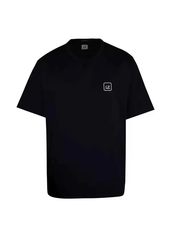 C.P. COMPANY Graphic-print Logo-patch T-shirt