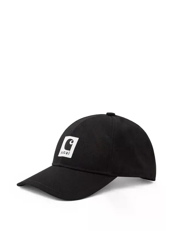 Carhartt Work In Progress X Sacai Logo Patch Cap - Black
